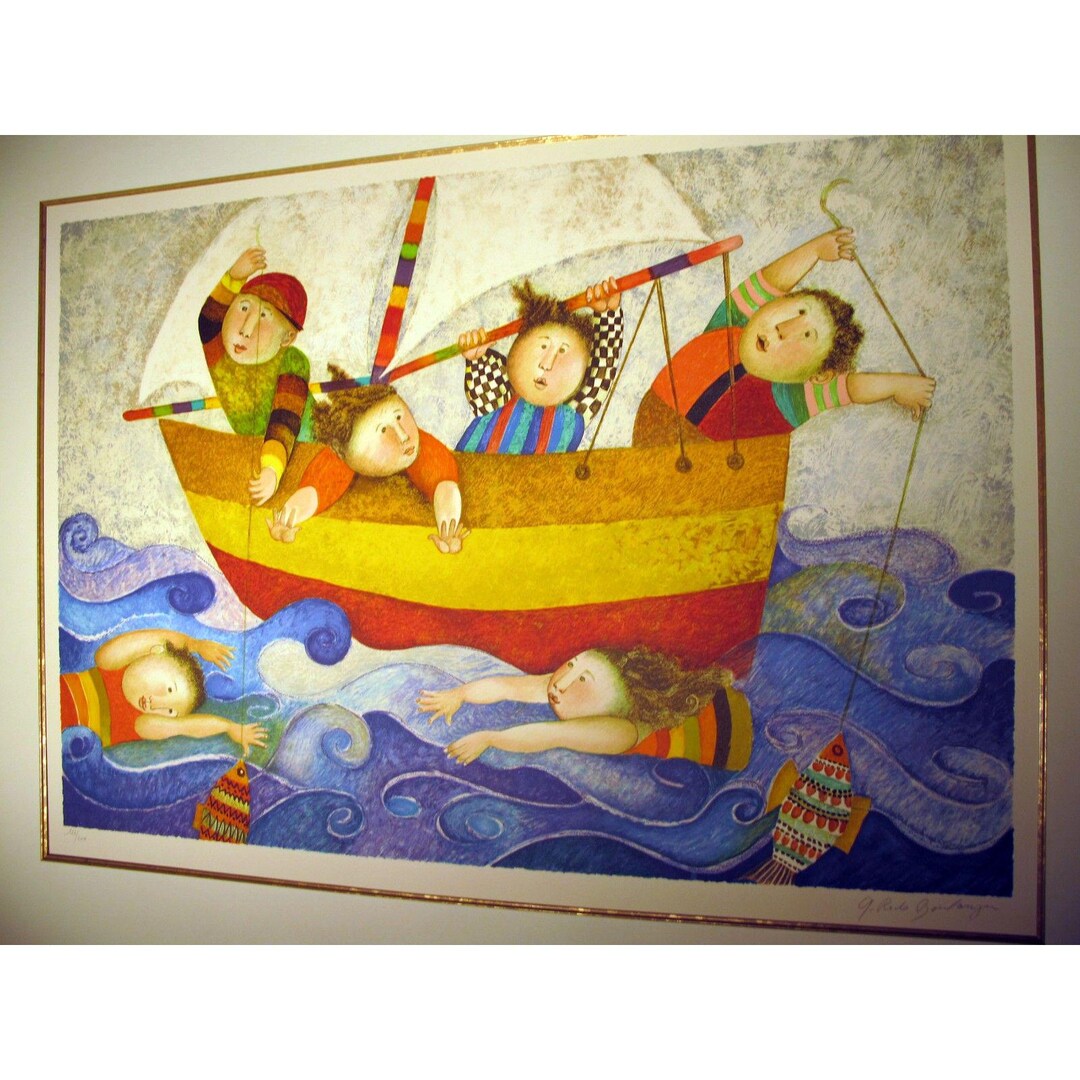 Rodo Boulanger Altamar Lithograph 30-1/2" X 29-1/4" #128/200 - Etsy