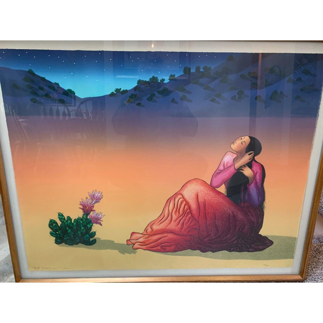 NIGHT BLOOMING CACTUS Lithograph 1986 30.5 X 40 #49/200 - Etsy