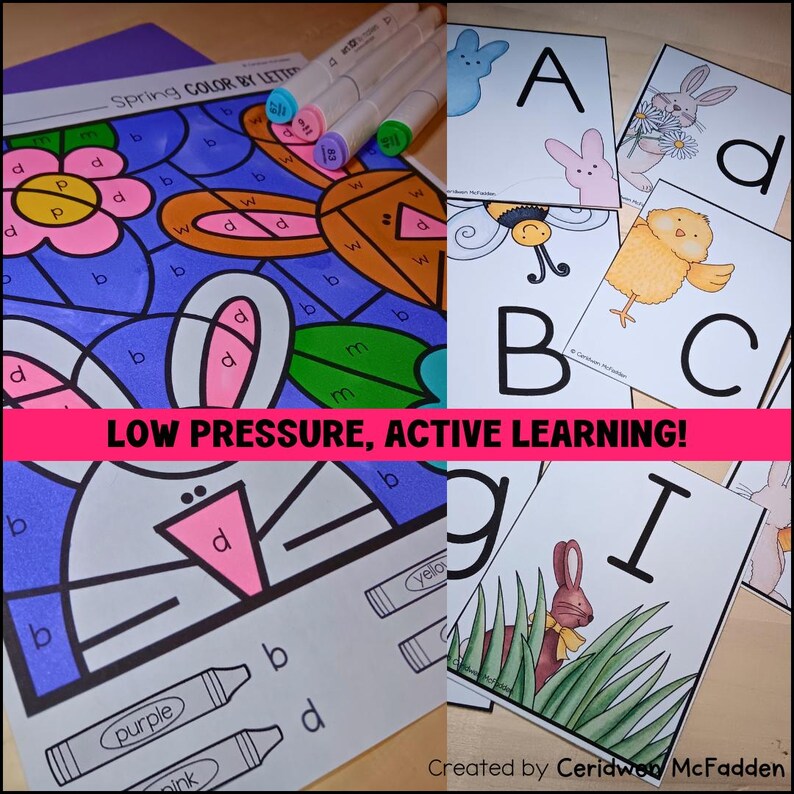 Spring Alphabet Bingo Game Printable | Letter Recognition & Sounds ...