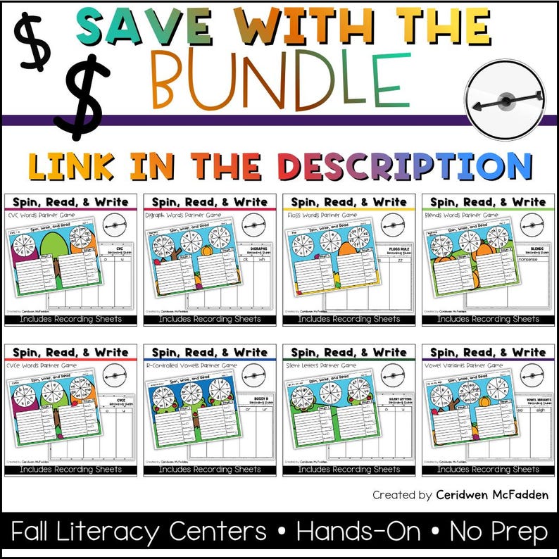 Bossy R Worksheets | R-controlled Vowel Activities | Spin & Write ...