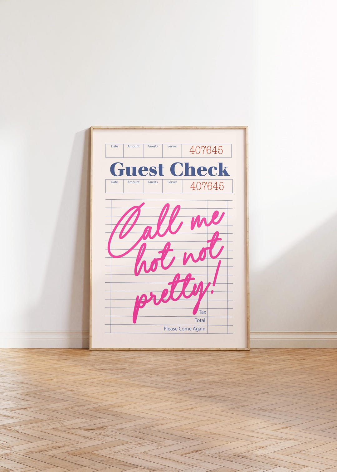 Call Me Hot Not Pretty - Digital Download - Etsy