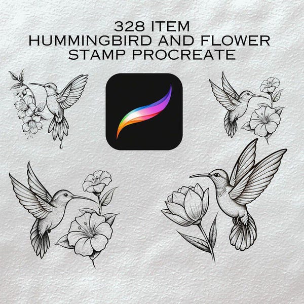 Hummingbird Tattoo - Etsy