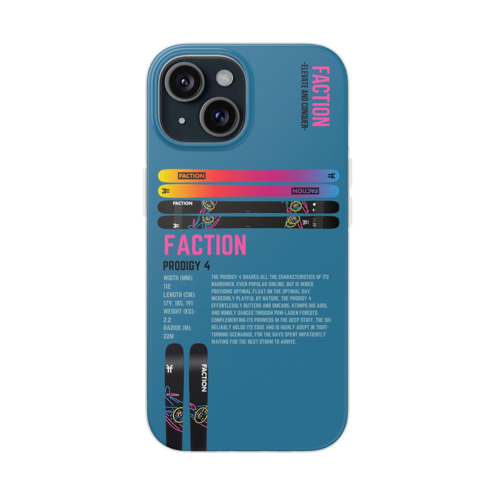 Faction Prodigy 4 Skiing Phone Case Snowboard and Ski Gear Design ...
