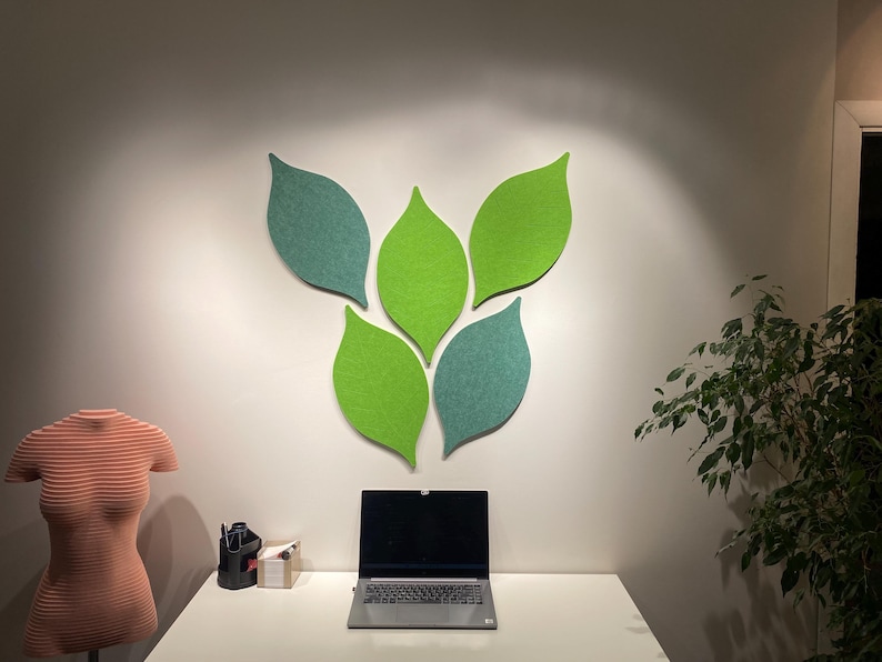 Sound Absorbing Felt Panel "leaf" - Etsy