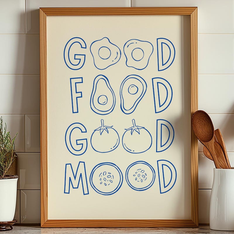 Good Mood Print - Etsy UK
