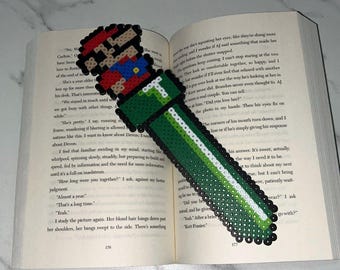 Mario Brothers Characters Perler Bead Bookmark With Tassel - Etsy