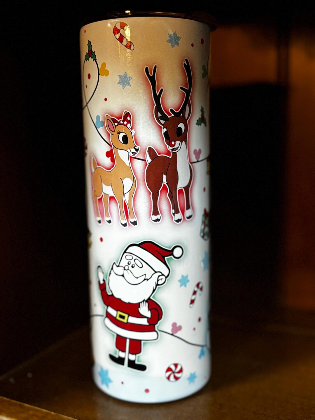 Christmas, Rudolph, Coffee 20oz Skinny Tumbler - Etsy