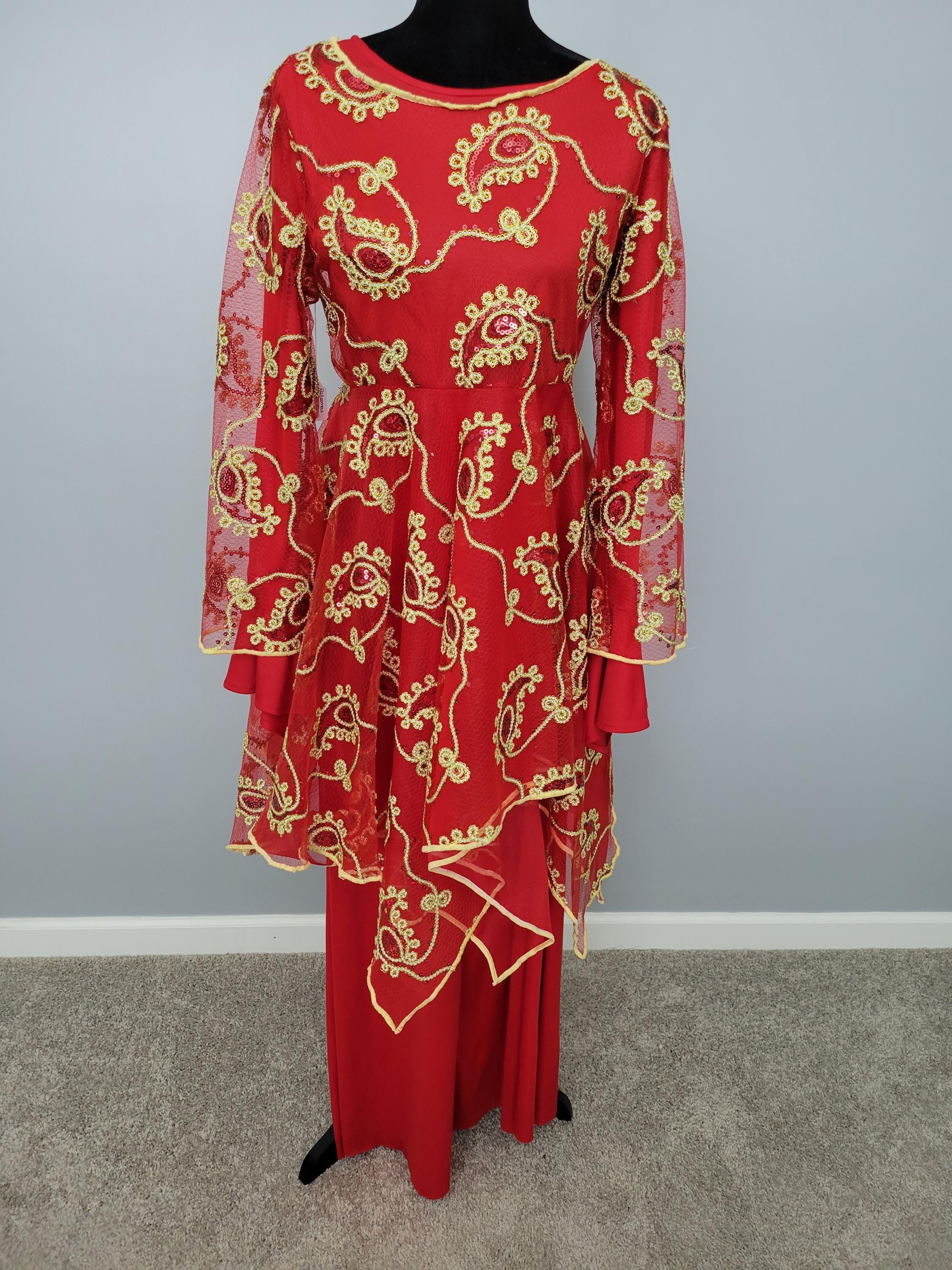 Redeemed Overlay Dance Garment/praise Dance Overlay - Etsy