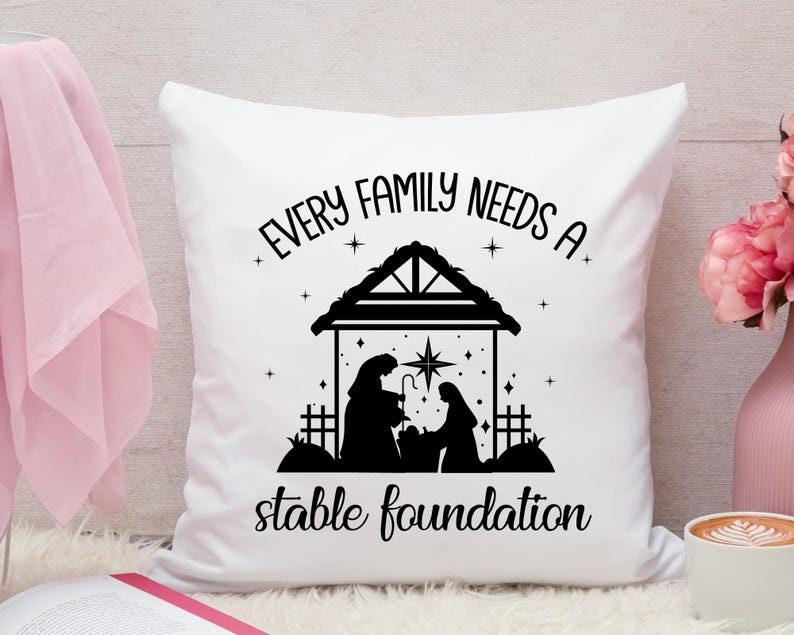 Nativity Scene SVG Bundle, Nativity Scene Clipart, Christmas Decoration ...
