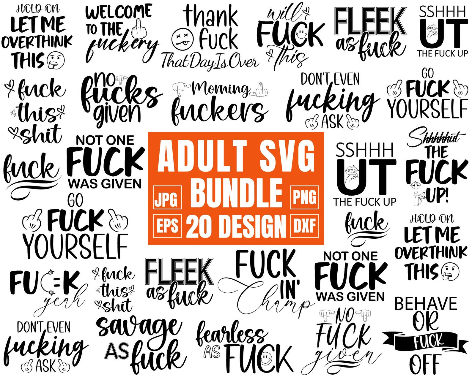 Adult Svg Bundle, Funny Svg, Rude Svg, Crafting Bundle, Adult Quotes ...