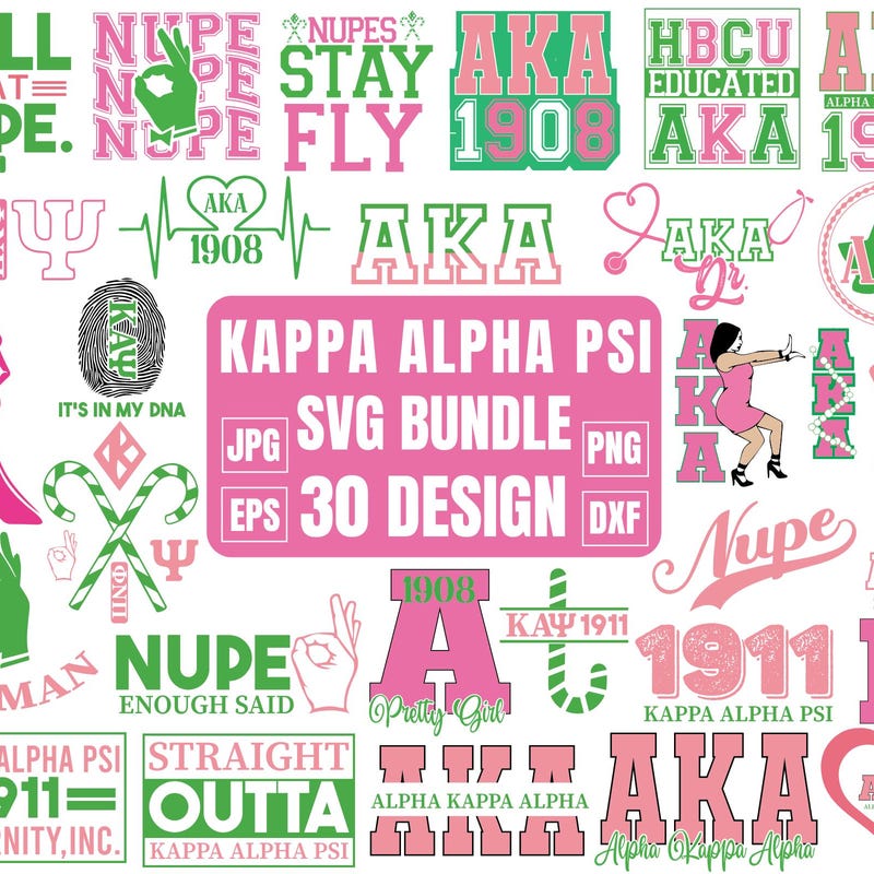 Aka Sorority Svg - Etsy