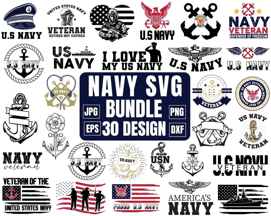 US Navy Svg Bundle, US Navy Chief Anchor Svg, USN Chief's Anchor Vector ...