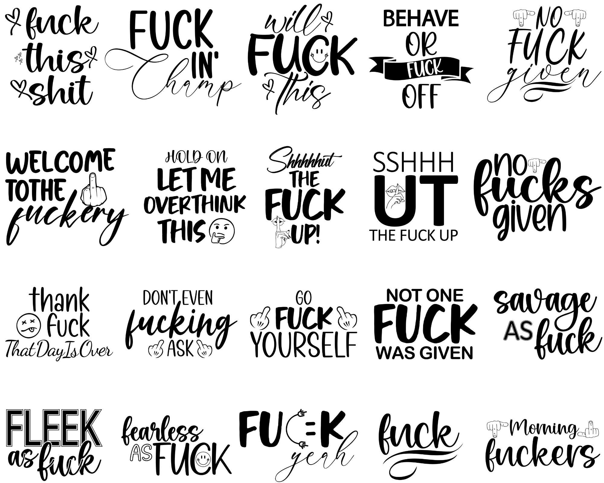 Adult Svg Bundle, Funny Svg, Rude Svg, Crafting Bundle, Adult Quotes ...