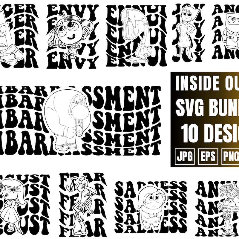 Angry Emotion Inside Out - Etsy