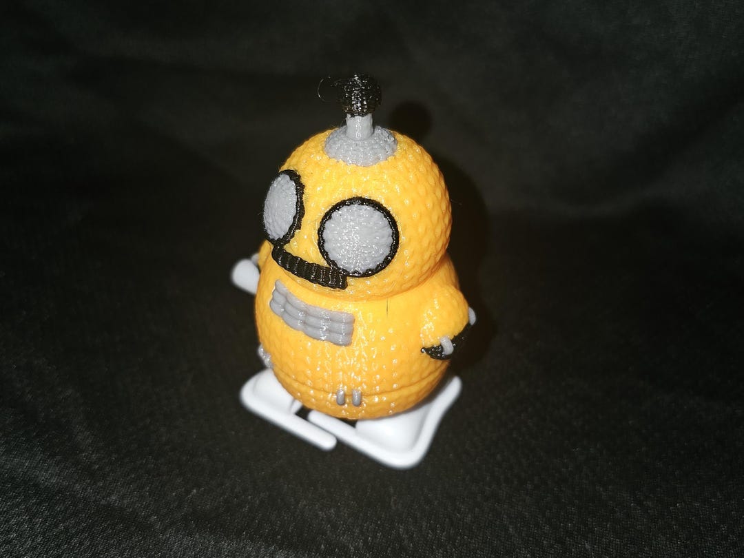 3D Printed Wind-up Clockwork Robot Robot Crochet Toy Mechanical Art ...