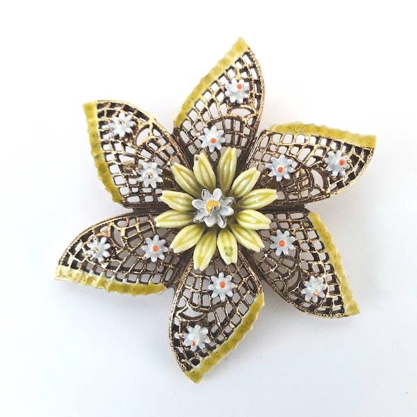 Signed Art Brooch - Etsy