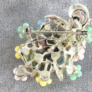ART Pastel Flowers Enamel Brooch Vintage SPRING - Etsy