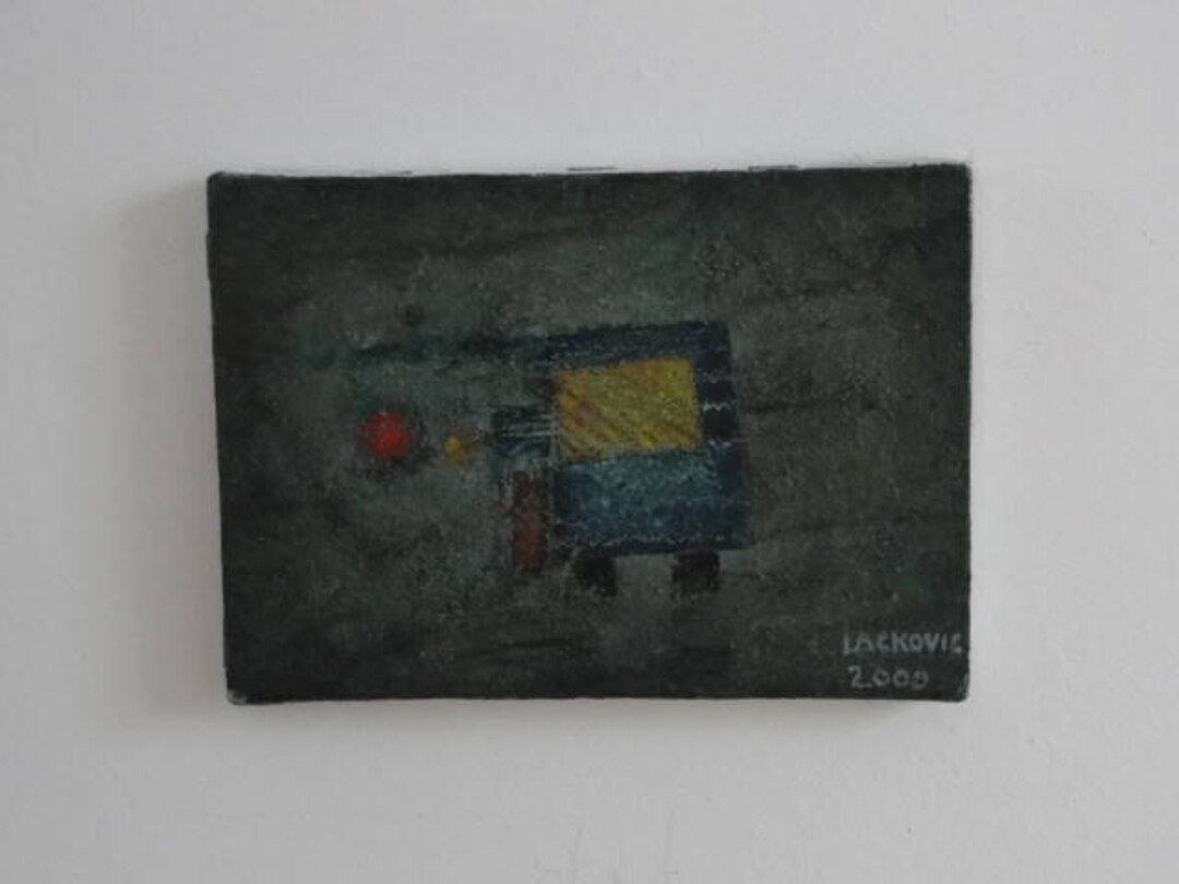JAMES LACKOVIC, Caboose, Signed Original Painting - Etsy