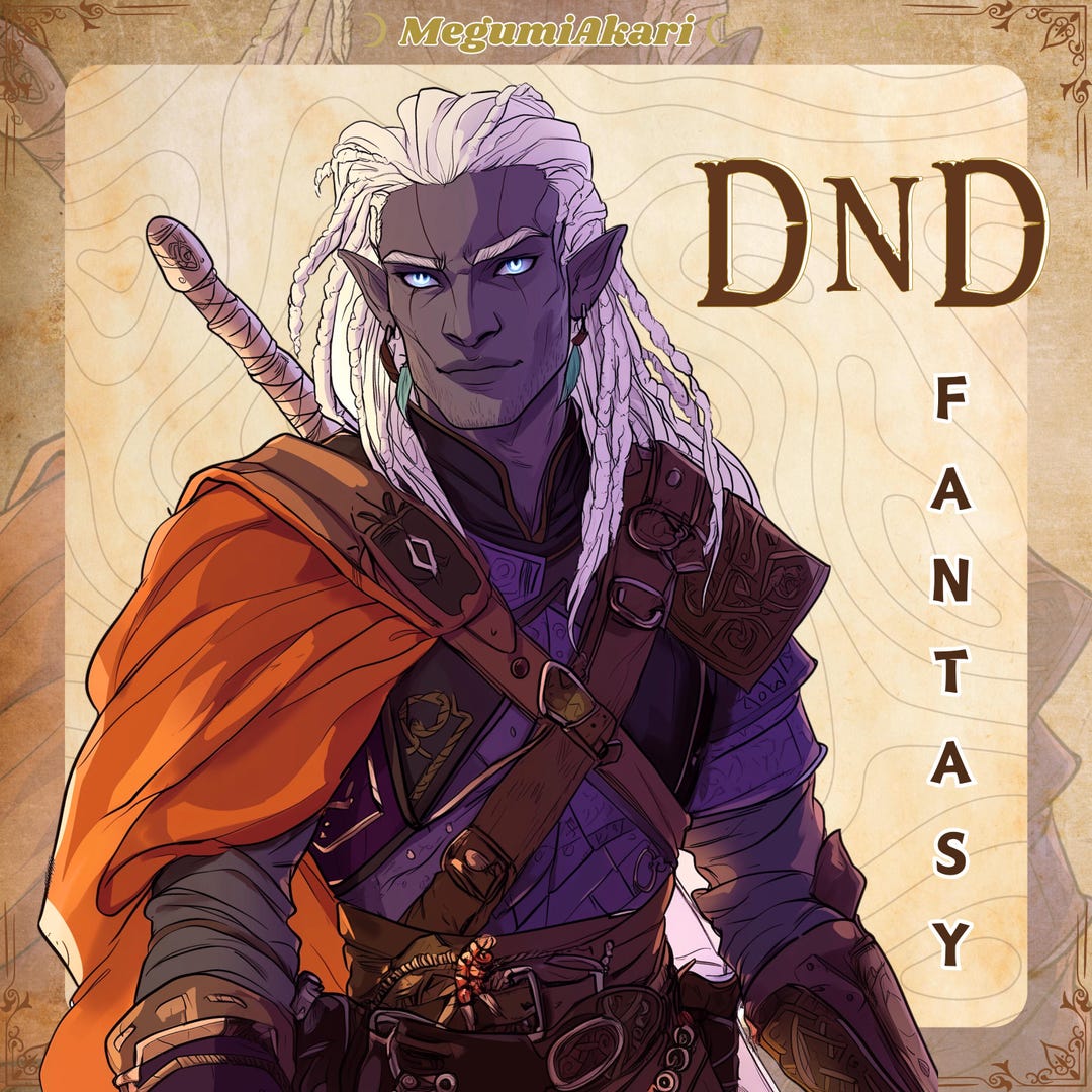 DND, Dnd Character, Custom DND Character, Fantasy Character Commission ...