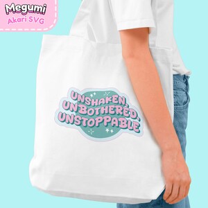 Unshaken Unbothered Unstoppable SVG PNG | Trendy Popular Png ...