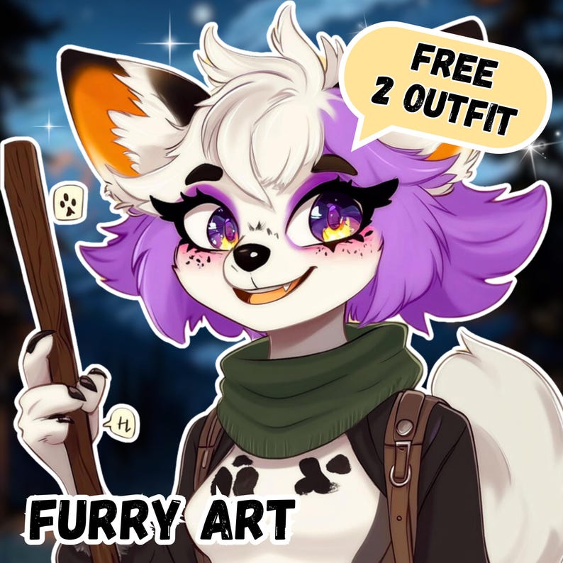 Custom Furry Character, Furry Character, Fursona, Anthro, Furry Avatar ...