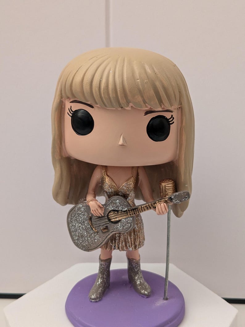 Taylor Swift Inspired Funko Pop Custom Swiftie Collectible Unique ...