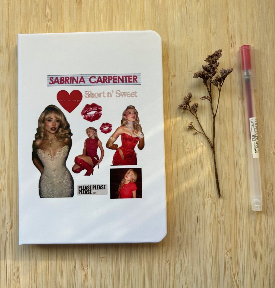 Sabrina Carpenter Notebook/journal/planner - Etsy