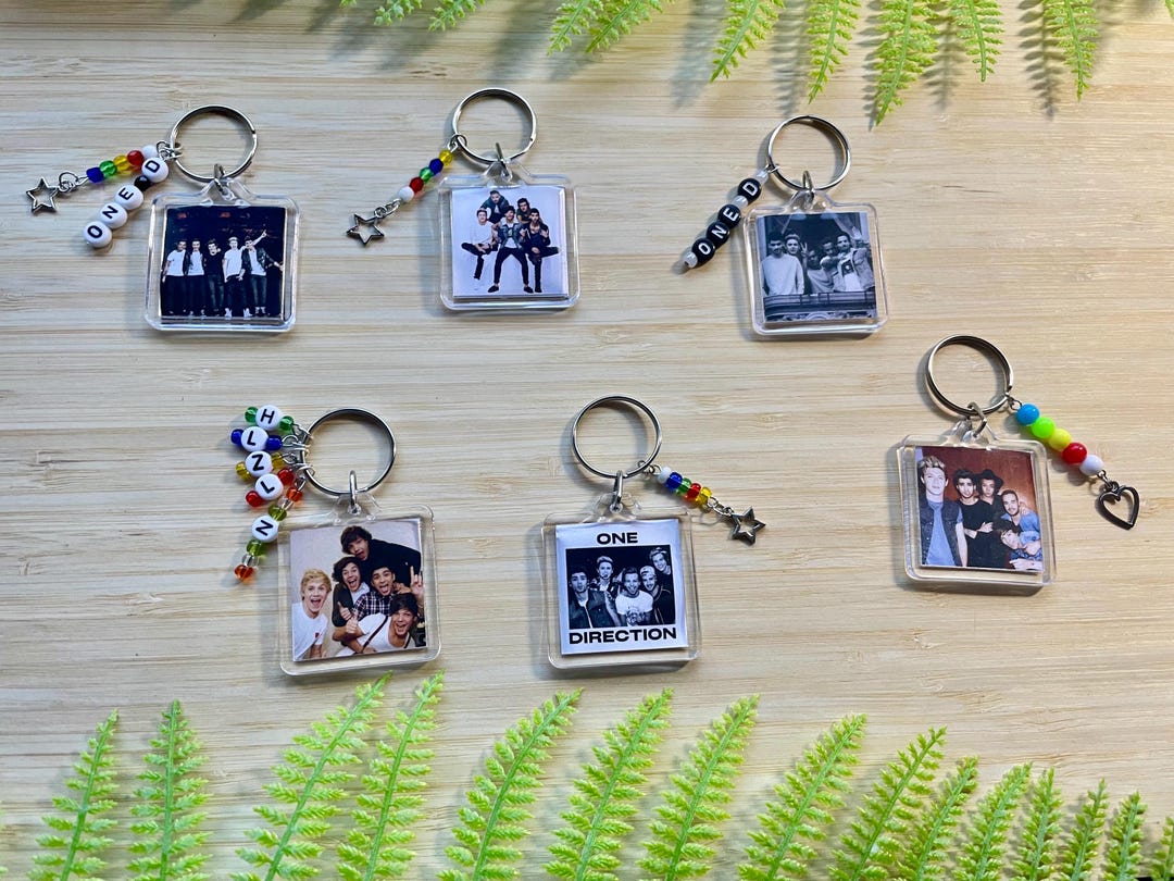One Direction Keychains - Etsy