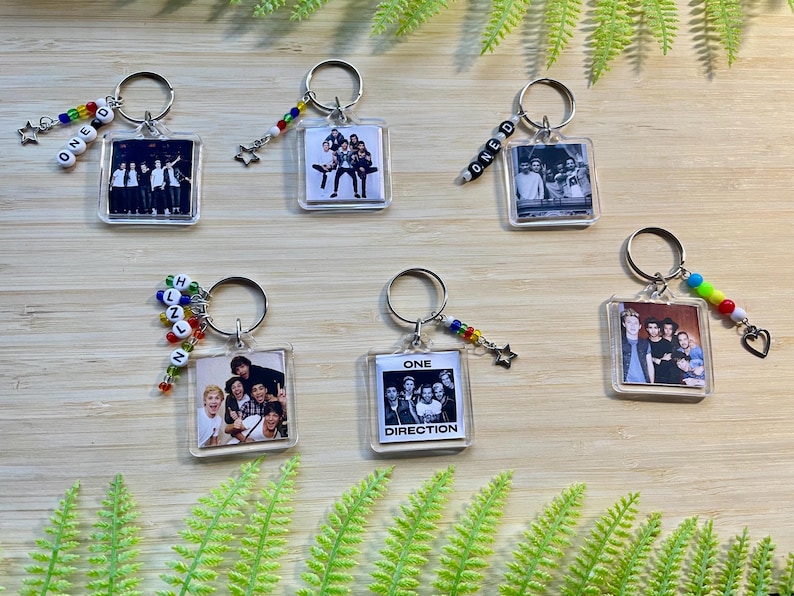 One Direction Keychains - Etsy