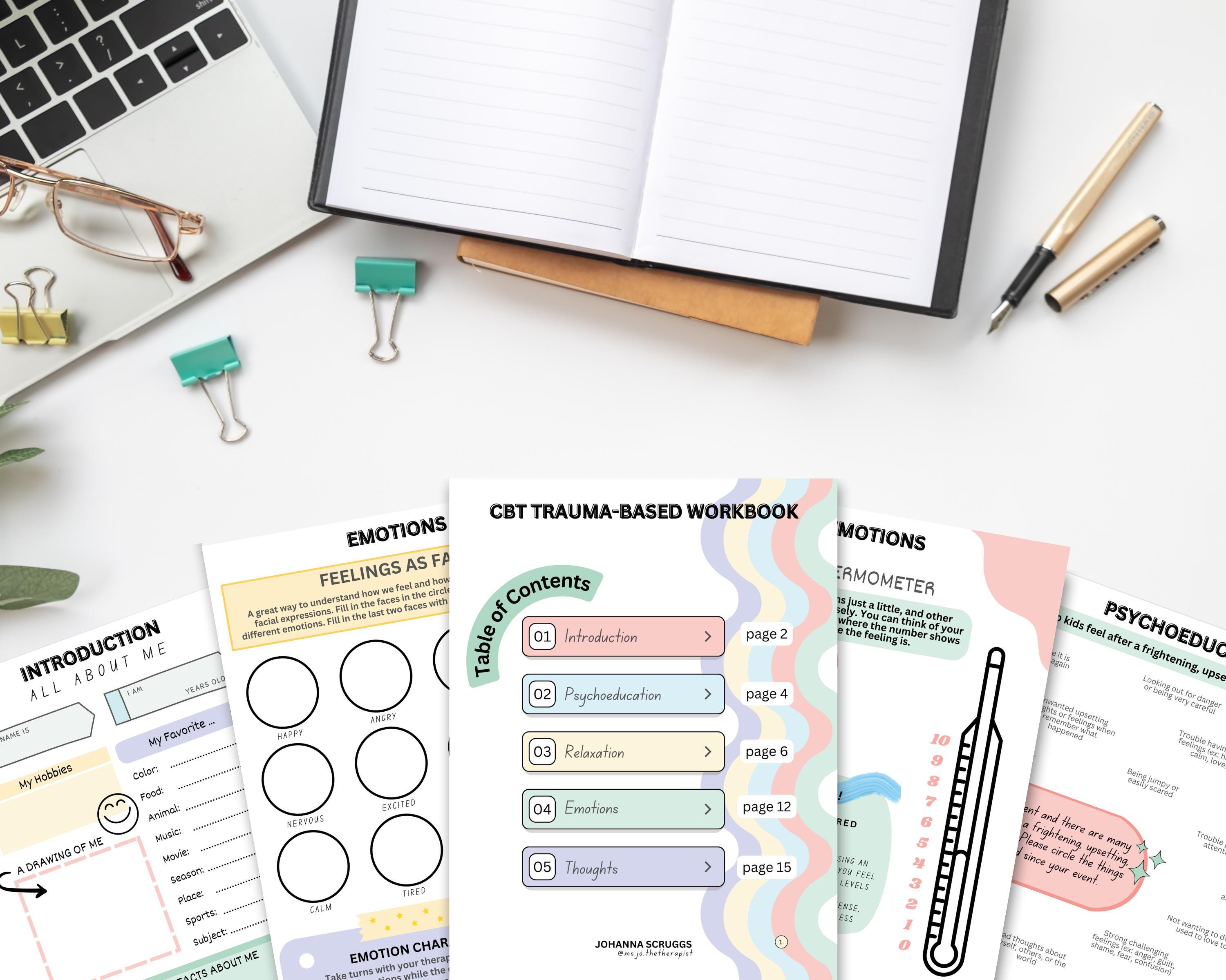 Cognitive Behavioral Therapy (CBT) Trauma-based Workbook - (TF-CBT) - Etsy