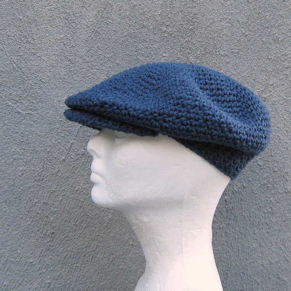 Blue Newsboy Cap - Etsy