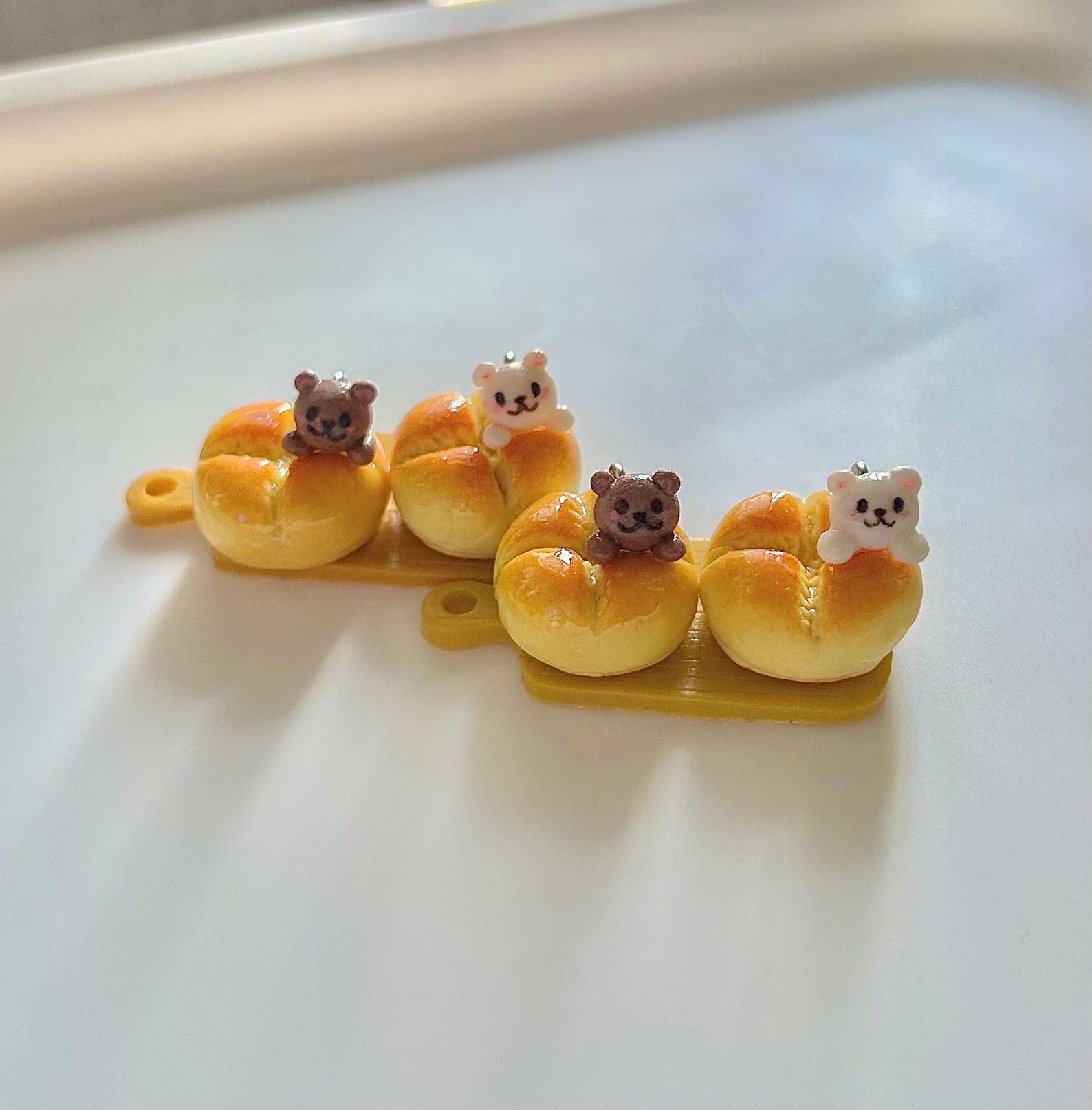 Handmade Miniature Pastry Bread/waffle Ice Cream/muffin/croissant Mini ...