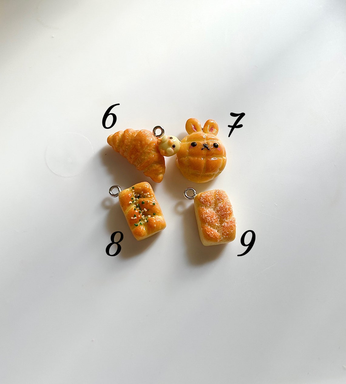 Handmade Miniature Pastry Bread/waffle Ice Cream/muffin/croissant Mini ...