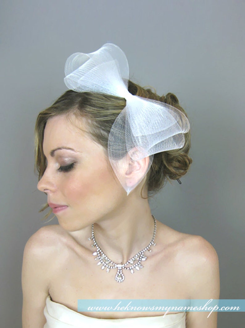 Wedding Accessory Bridal Hair, Audrey Ribbon Headband Fascinator, Derby ...