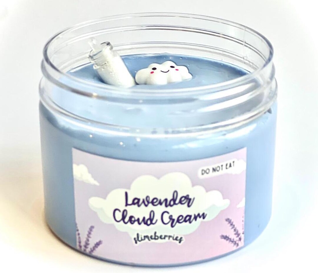 Lavender Cloud Cream, Cloud Slime, Butter Slime, Slime for Girls, DIY ...