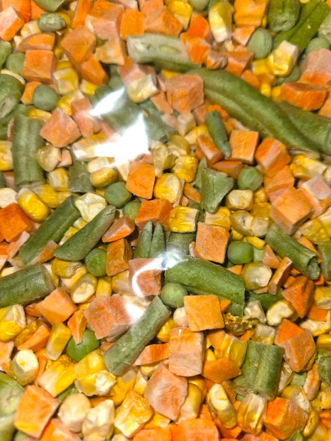 Freeze Dried Mixed Vegetables | 3 Cup Bag | Carrots | Peas | Green ...