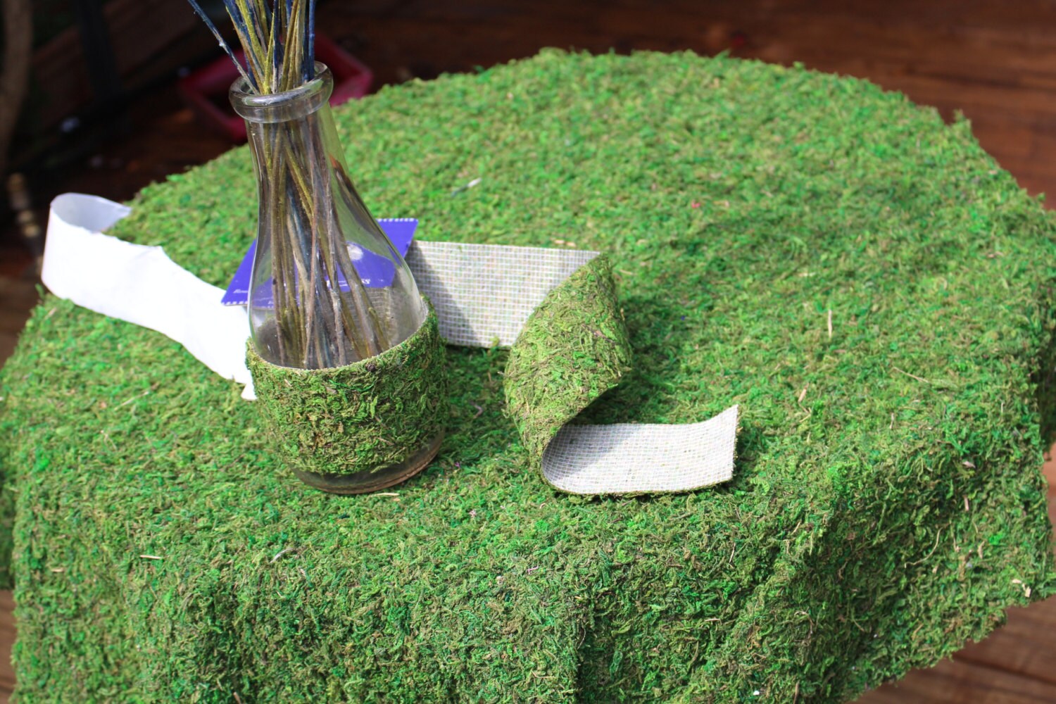 Moss Ribbon-moss Roll 2.5 X 36 per Roll preserved Moss No - Etsy
