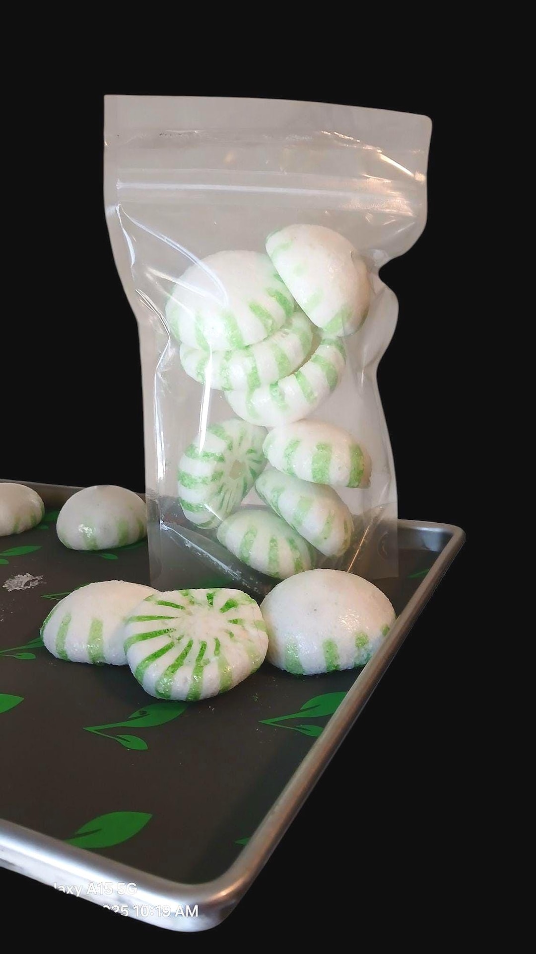 Freeze-dried Spearmints| Soft Crunchy Mint | Starlite Mints | 5x8 ...