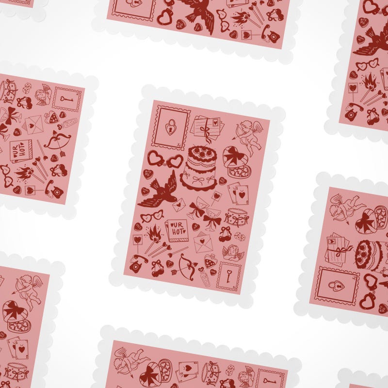 Love Postcard - Etsy