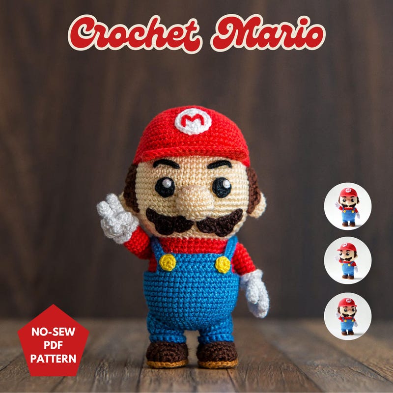 Crochet Super Mario - Etsy