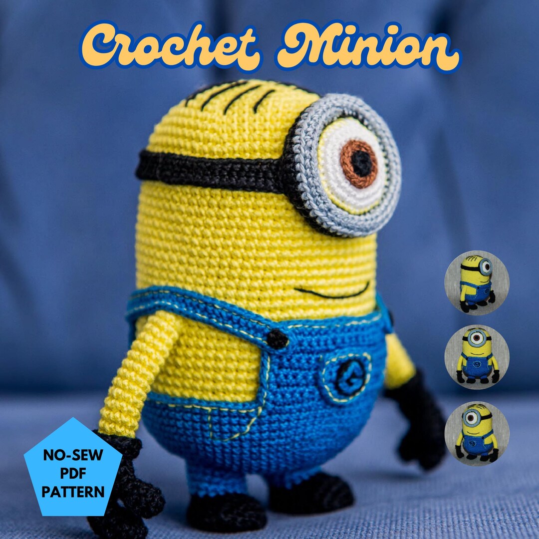 Minion Crochet Pattern - Digital PDF | Fun Amigurumi Tutorial ...