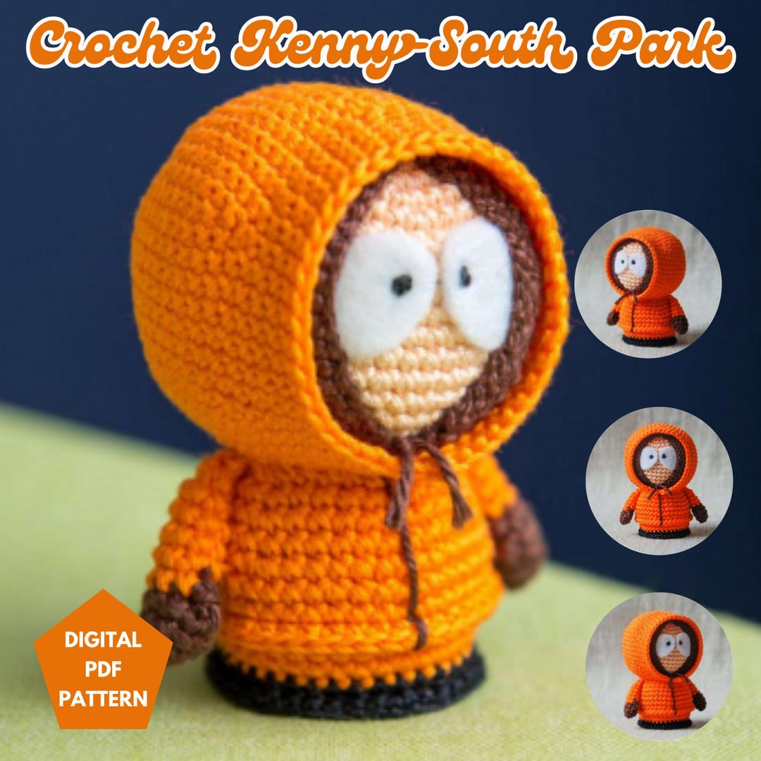 South Park Kenny Crochet Pattern - Digital PDF | Amigurumi DIY ...