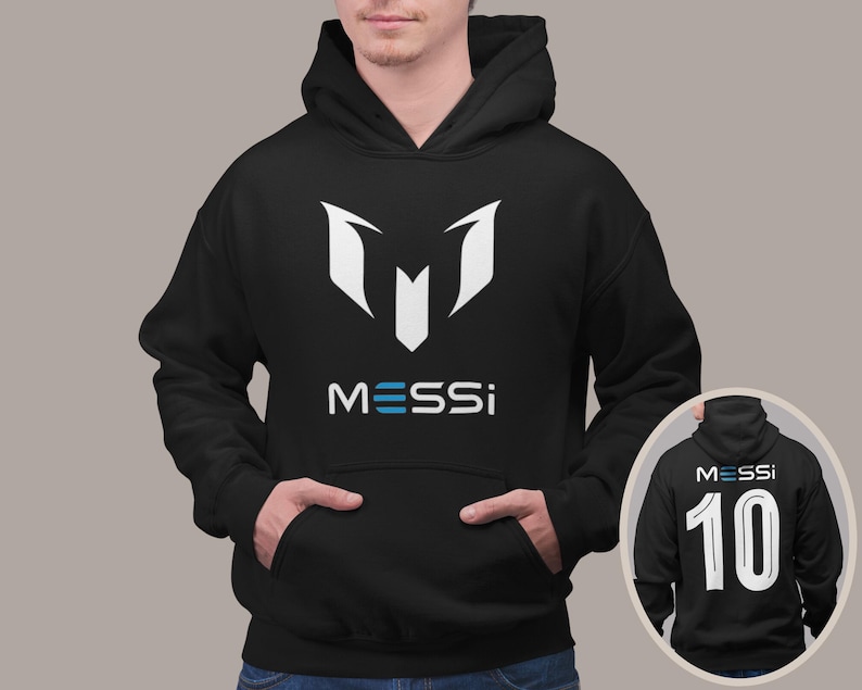 Lionel Messi Argentina Soccer Hoodie: Front & Back Design - Etsy