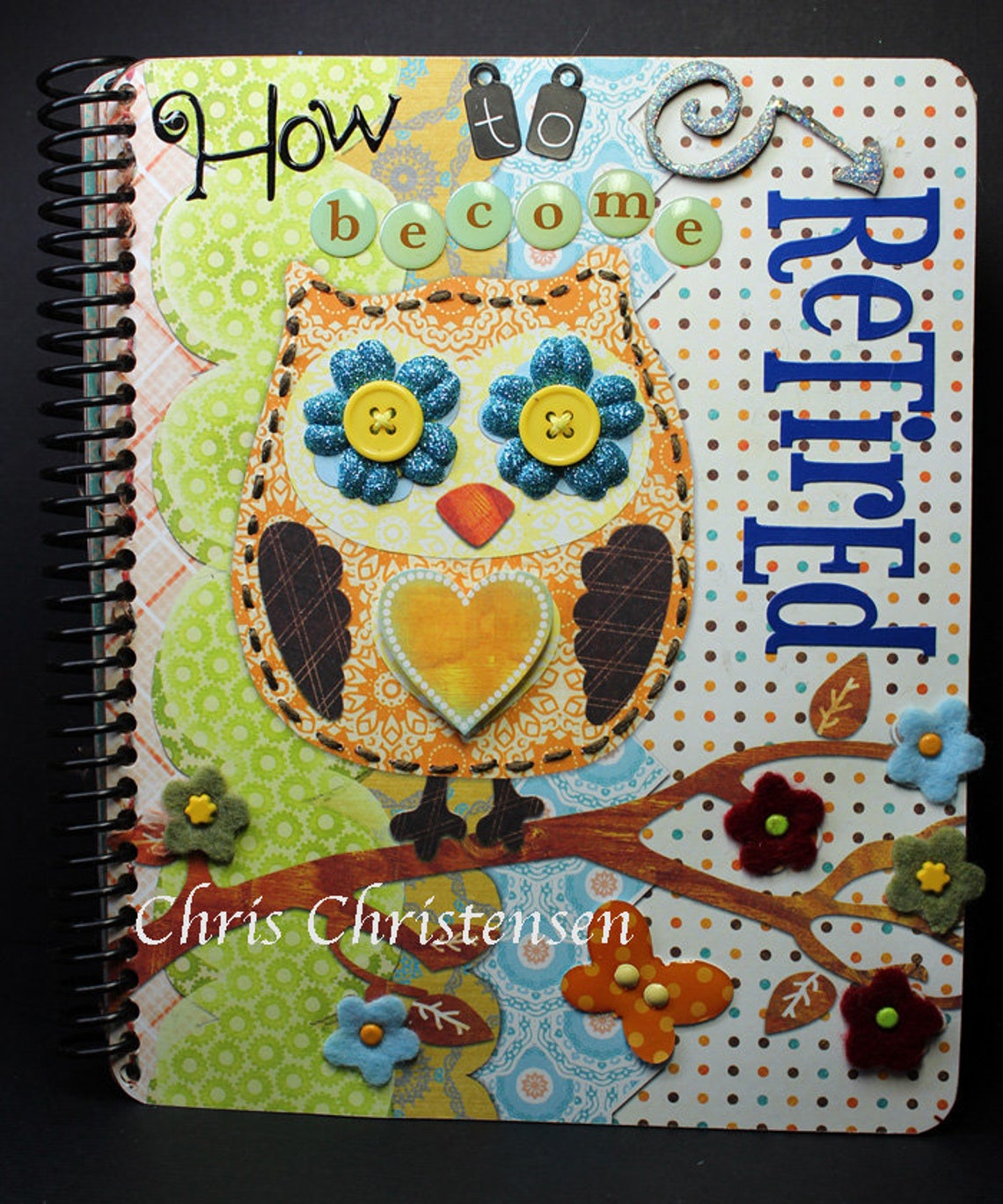 Retirement Album Keepsake Memory Book Handmade Christmas - Etsy