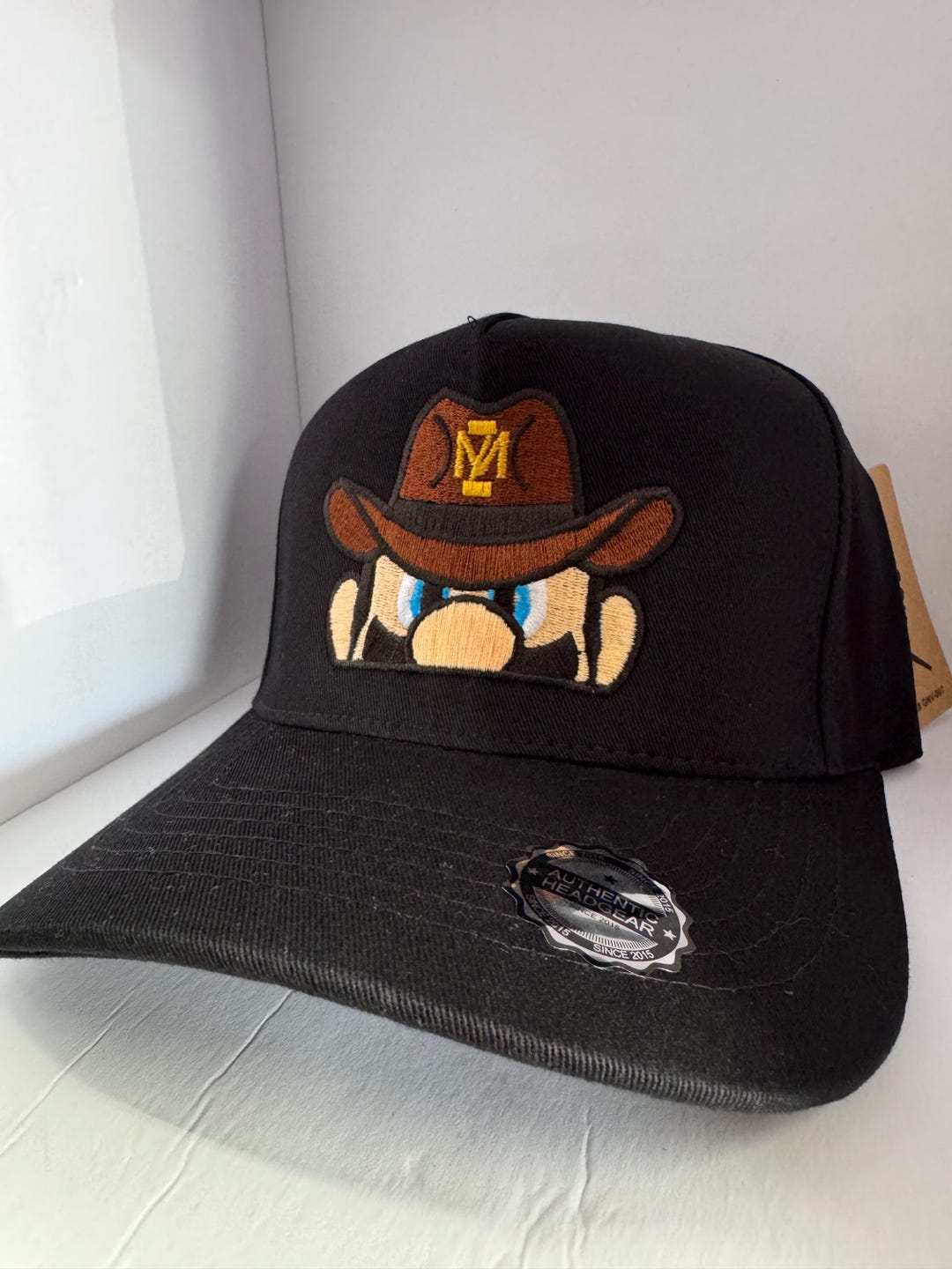 Cowboy Mario Custom Hat - Etsy