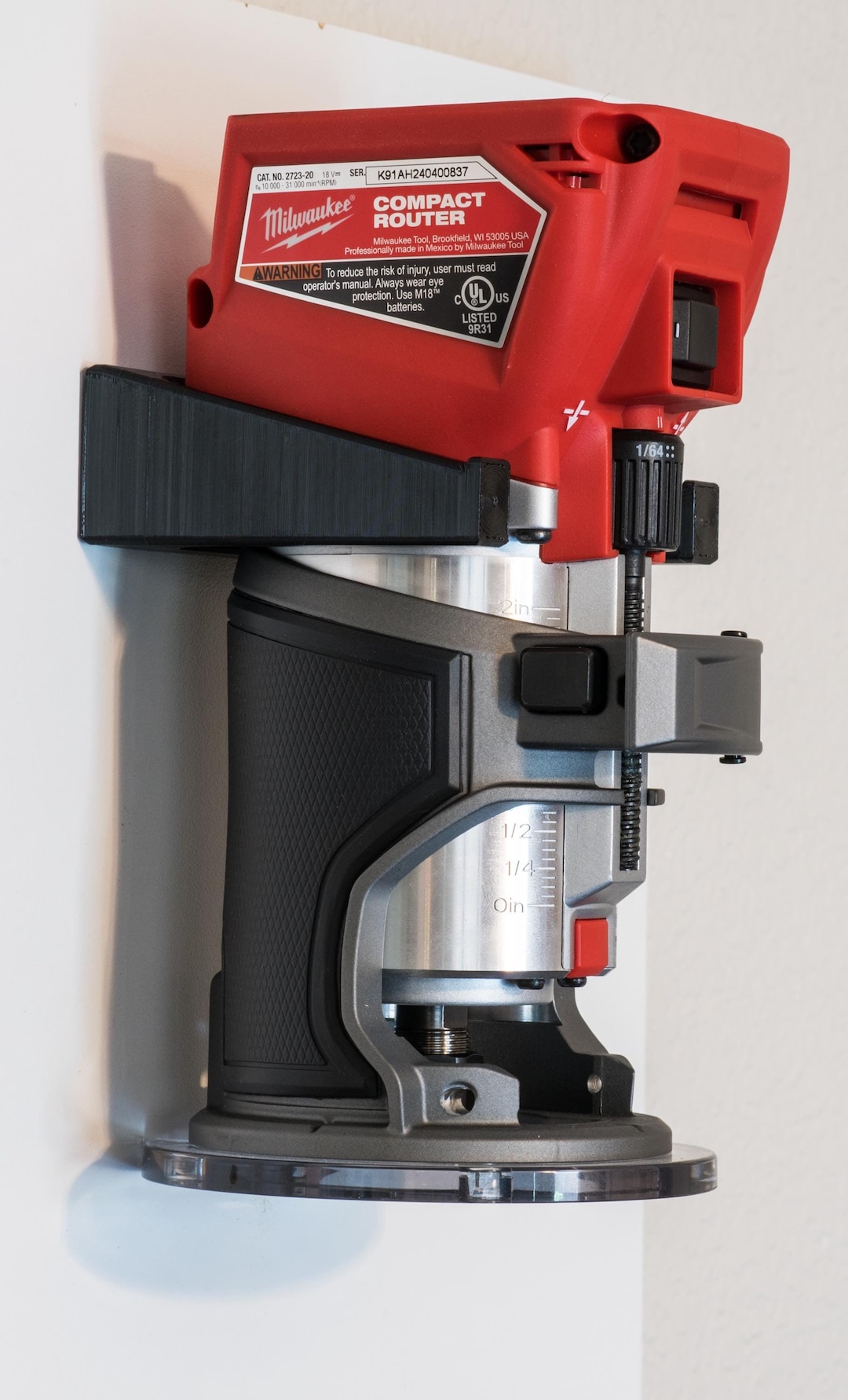 Milwaukee Router Wall Mount - Etsy