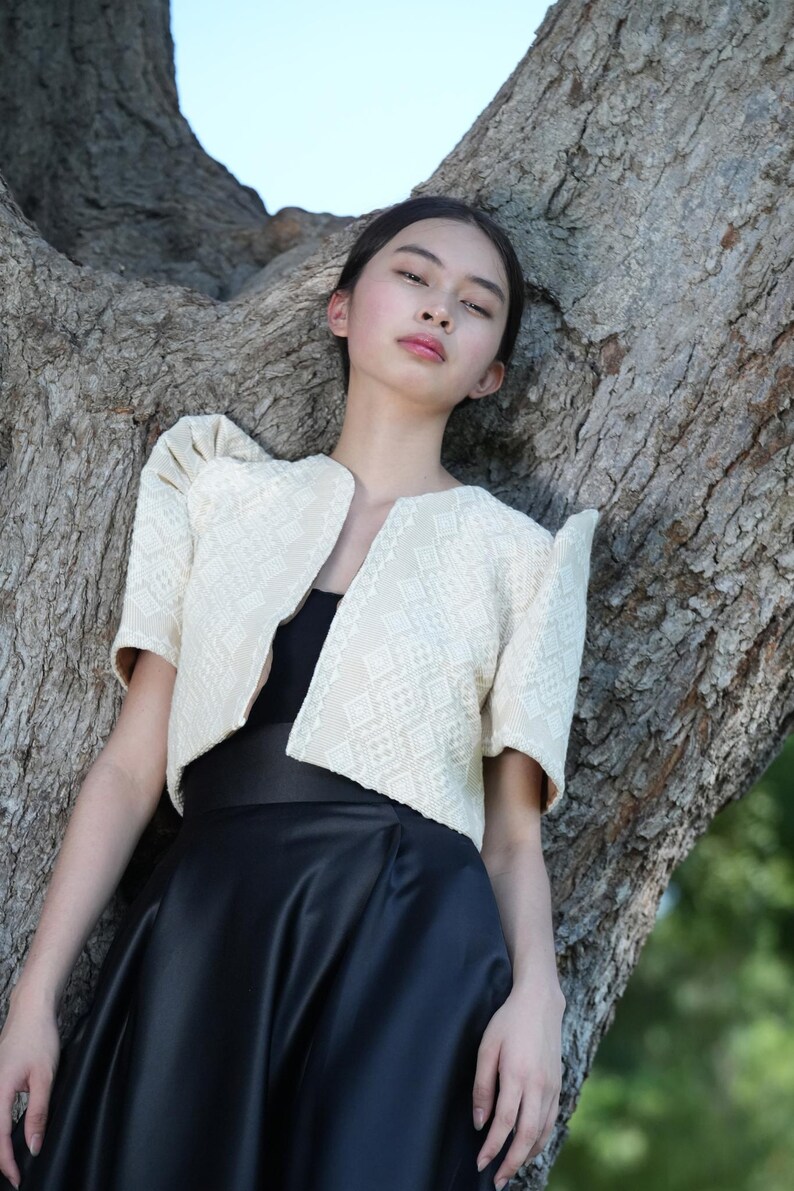 Inabel TERNO Bolero - Beige - Etsy