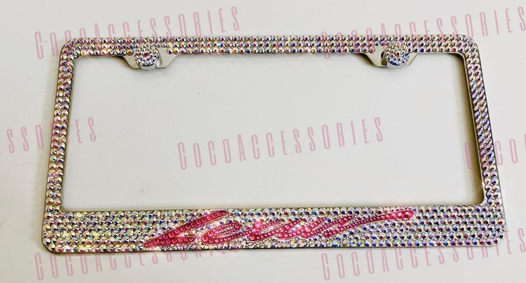 Lexus F Sport Pink Letters Crystallized Aurora Borealis AB Bling ...