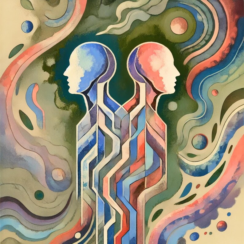 High-resolution Digital Art - Friendship and Separation - Etsy