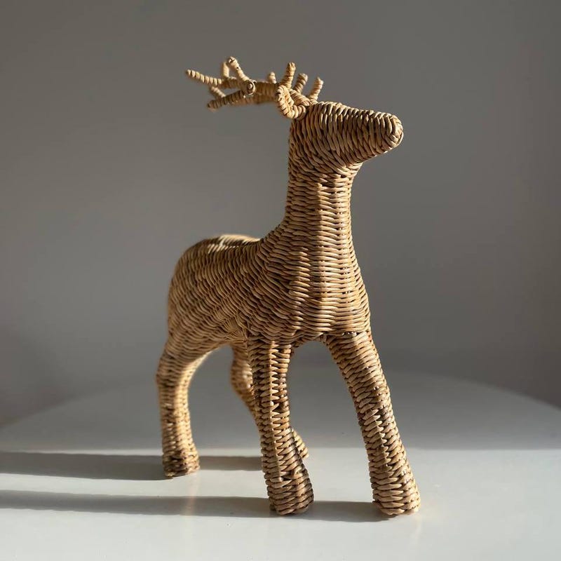 Wicker Animal - Etsy UK